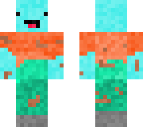 Derpy Diamond Man | Minecraft Skin