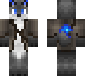 silver fox furry | Minecraft Skin