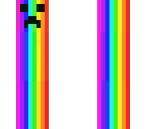 rainbow creeper | Minecraft Skins
