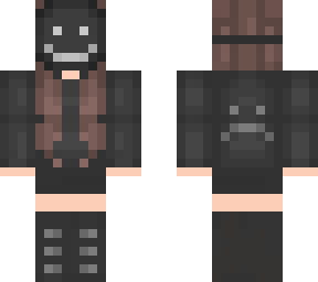 Cute Girl With Mask | Minecraft Skins