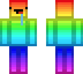 Rainbow Derpy | Minecraft Skin