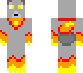 Fire Wolf | Minecraft Skin