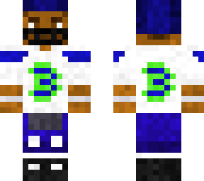 Seahawks Russell Wilson Away | Minecraft Skin