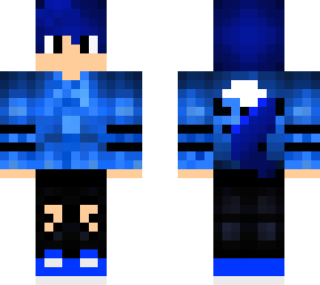 Blue Wolf Boy | Minecraft Skin