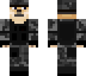 Doge In Gray Military Uniform | Minecraft Skin