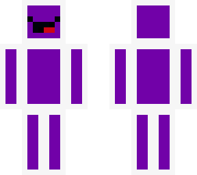 Purple Derp Face | Minecraft Skin