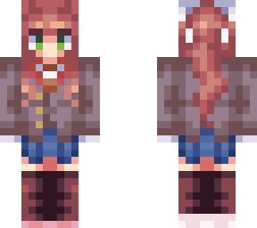 + Monika + | Minecraft Skin