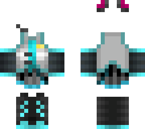 Hatsune Miku - Outfit Base | Minecraft Skin