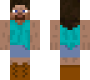 midwestern mullet townie steve | Minecraft Skin