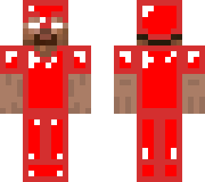 Ruby armor - V5 - (MCPE, PC, XBOX) | Minecraft Skin