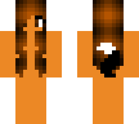 Brown-Haired Werewolf Girl Base | Minecraft Skin