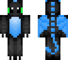 Toothless Alpha Form | Minecraft Skin