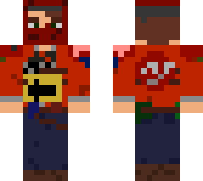 Rust Roadsign Armour | Minecraft Skin