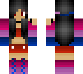 Bi***ual Flag Girl | Minecraft Skin