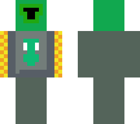Mint Stickman Mech | Minecraft Skin