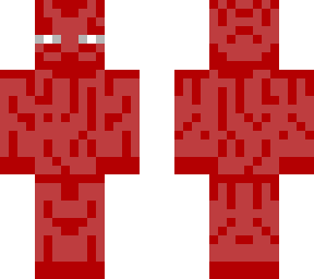 Red enderman (White EYES) | Minecraft Skin
