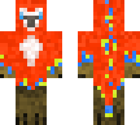 Anthropomorphic Macaw | Minecraft Skin