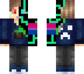 Left Shoulder Exposed (With Armband) | Minecraft Skin