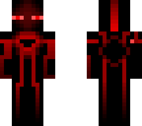 Red enderman | Minecraft Skin