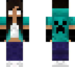 Herobrine Girl | Minecraft Skin