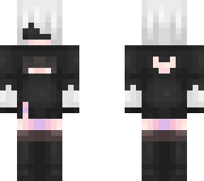 Nier Automata 2B | Minecraft Skin