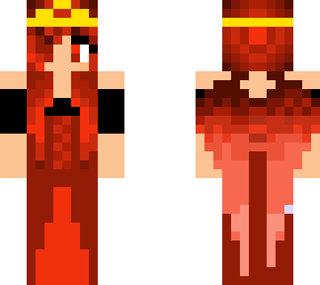 Red Phoenix Queen | Minecraft Skin