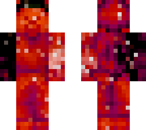 Red Galaxy Steve Saga Origins | Minecraft Skin