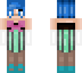 Miku Hatsune Colourful Gumdrop | Minecraft Skin