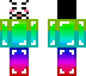 Rainbow Hacker | Minecraft Skin