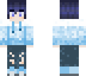 Cool blue boy | Minecraft Skin