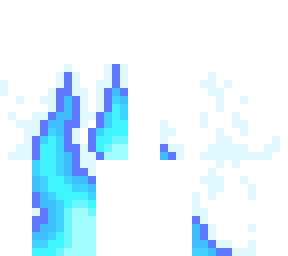 Blue Fire (fixed) | Minecraft Skin