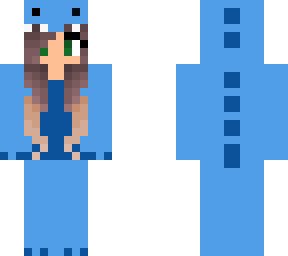 Blue Dinosaur | Minecraft Skin