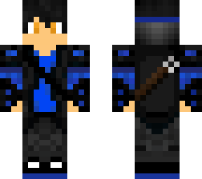 Blue Hunter | Minecraft Skin
