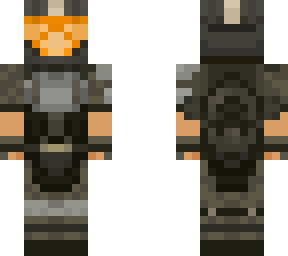 halo space odst orange soldier | Minecraft Skins