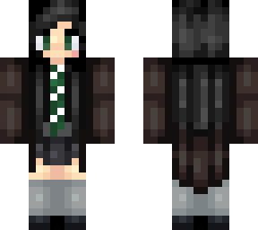 Slytherin girl | Minecraft Skin