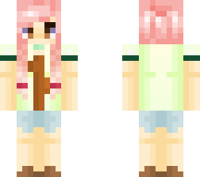 Leafeon- Entry for KB07KittyGames Pokemon Challenge | Minecraft Skin