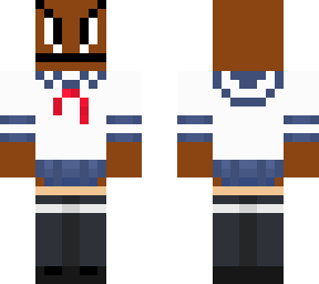 goomba school girl | Minecraft Skin