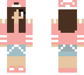 Backwards Hat Girl | Minecraft Skins