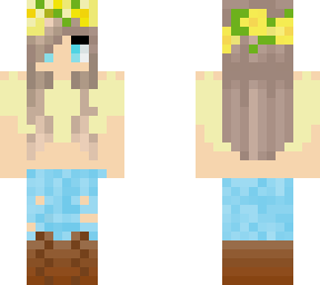 Yellow girl | Minecraft Skin