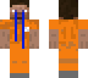 crying project steve | Minecraft Skin