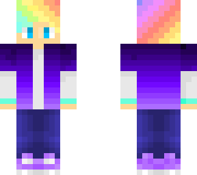 Rainbow boy | Minecraft Skin