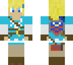 botw link legend of zelda breath of the wild | Minecraft Skins