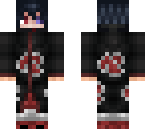 Sasuke Uchiha Akatsuki Naruto | Minecraft Skin