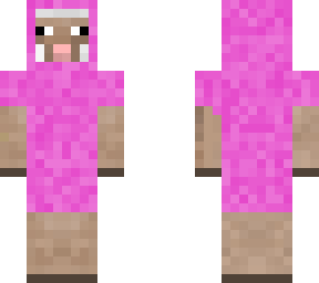 PINK SHEEP IN THE HOUSE | Minecraft Skin