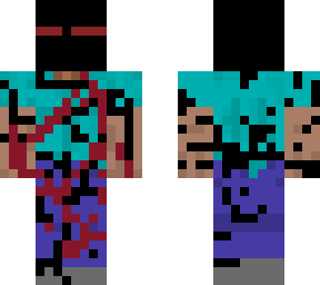 Corrupt herobrine face fully corrupted | Minecraft Skin