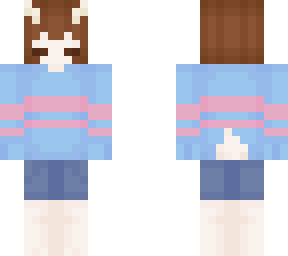 edit overtale frisk | Minecraft Skin