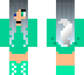 Green Wolf | Minecraft Skin