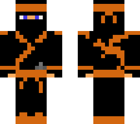 Orange Ninja | Minecraft Skin