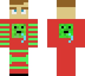 the derpy creeper man | Minecraft Skin
