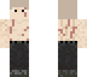 Armless wastelander | Minecraft Skin